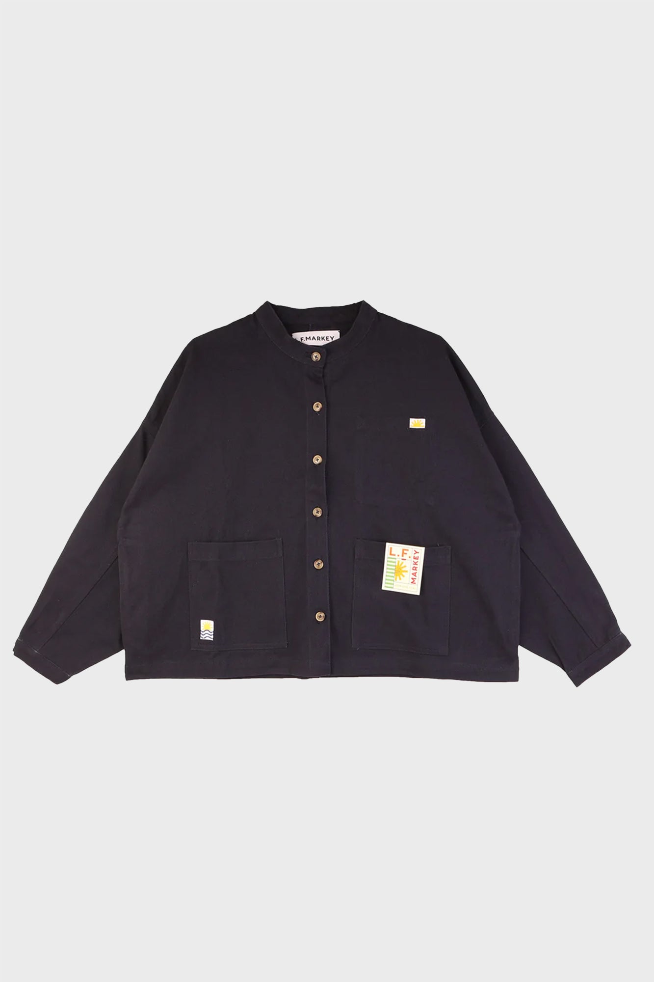 L.F.Markey | Wide Chore Coat - Navy – Folk