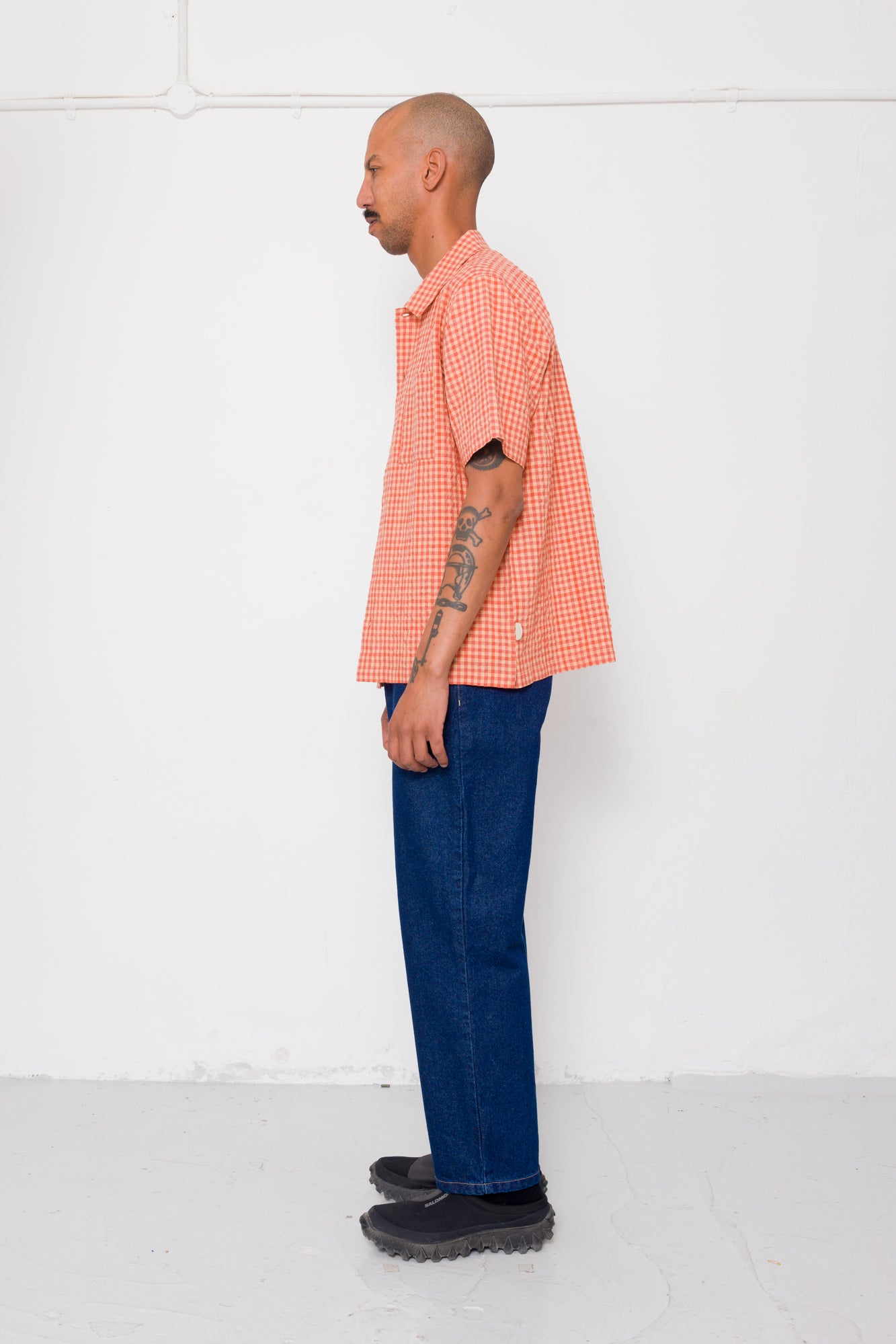 Folk Barrel Leg Jean - Raw Denim