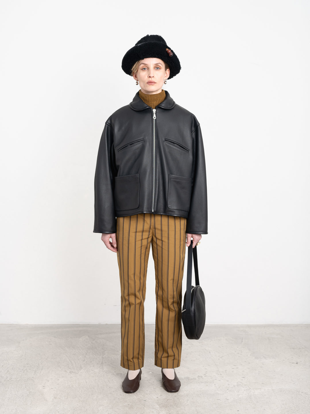 Cawley | Leather Flying Jacket – Folk