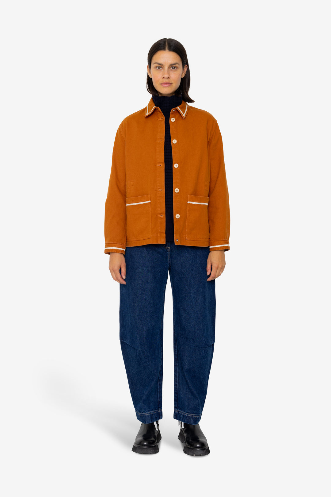 Folk Assembly Jacket - Dark Ginger Twill