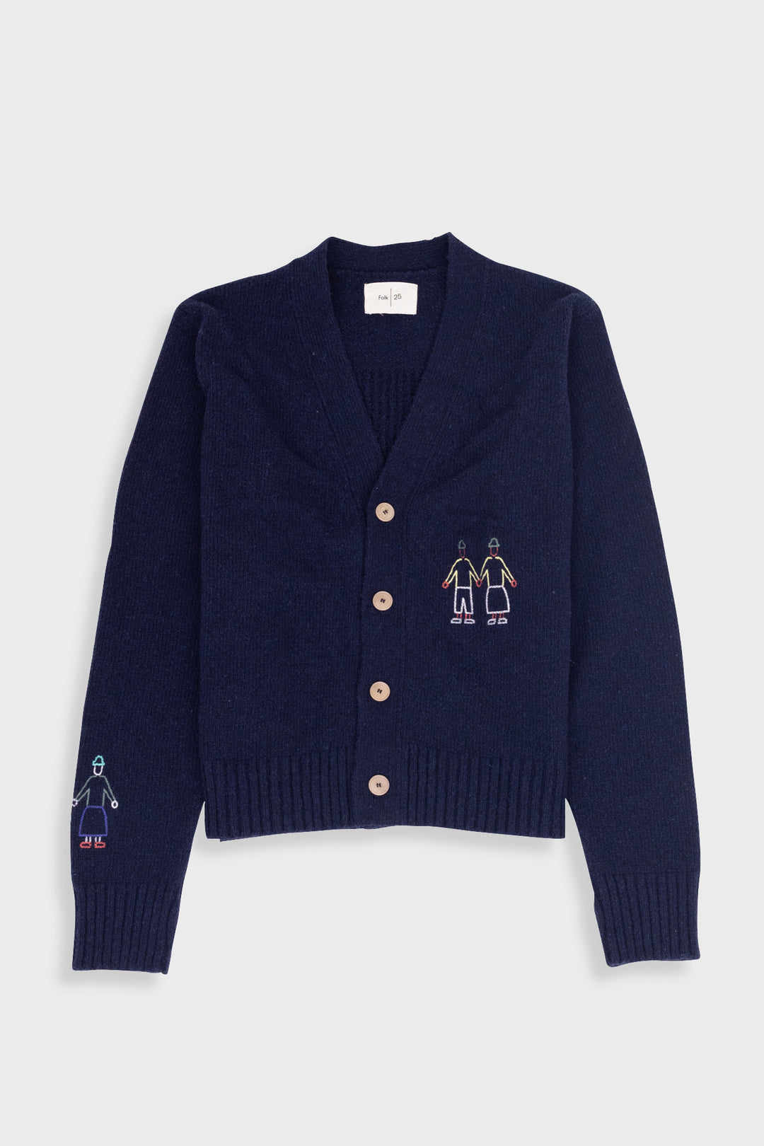People Cardigan - Navy Mix – Folk