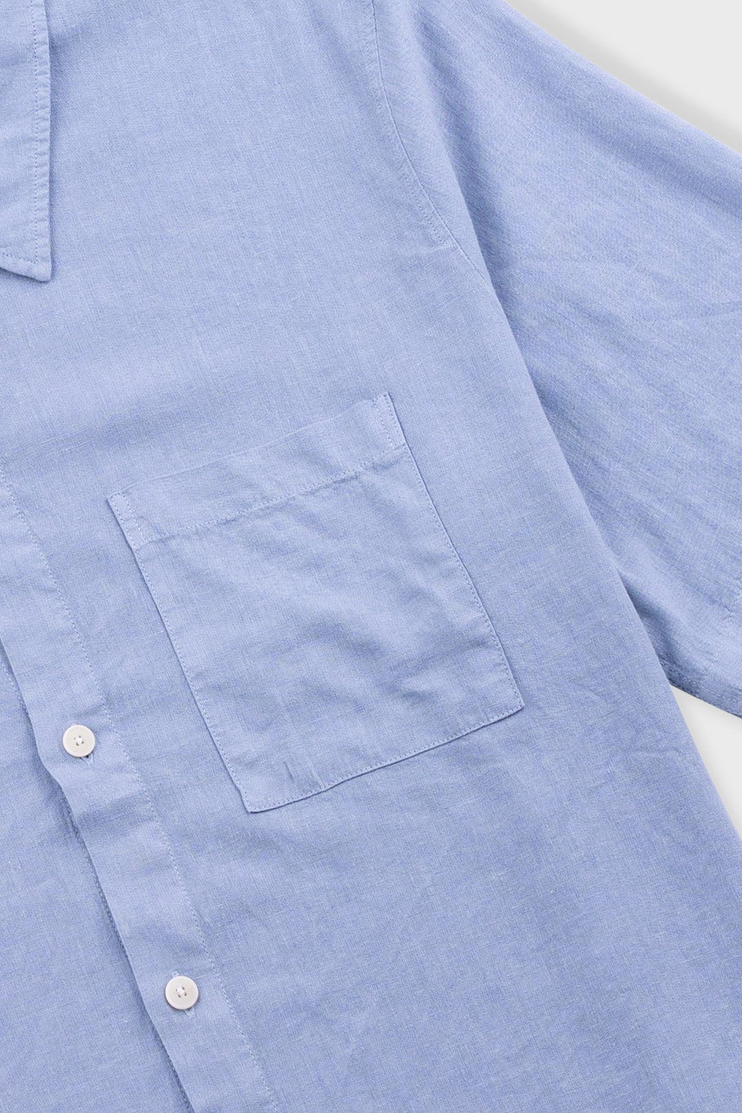 Folk Gabe Shirt - Soft Blue