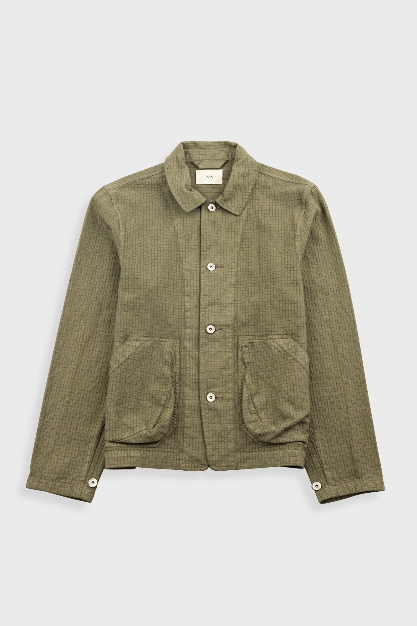 Folk Prism Jacket - Olive Chunky Ripstop