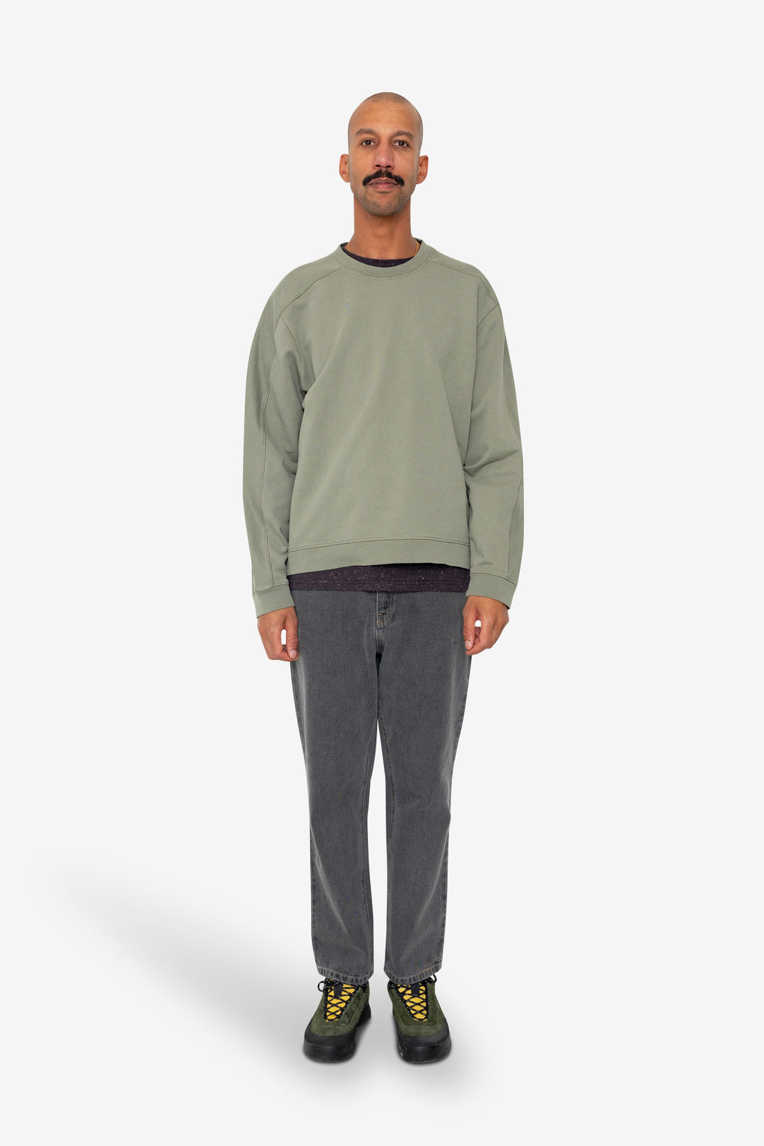 Folk Prism Sweat - Light Sage
