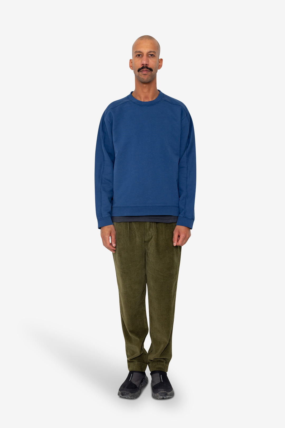 Folk Prism Sweat - Mid Navy