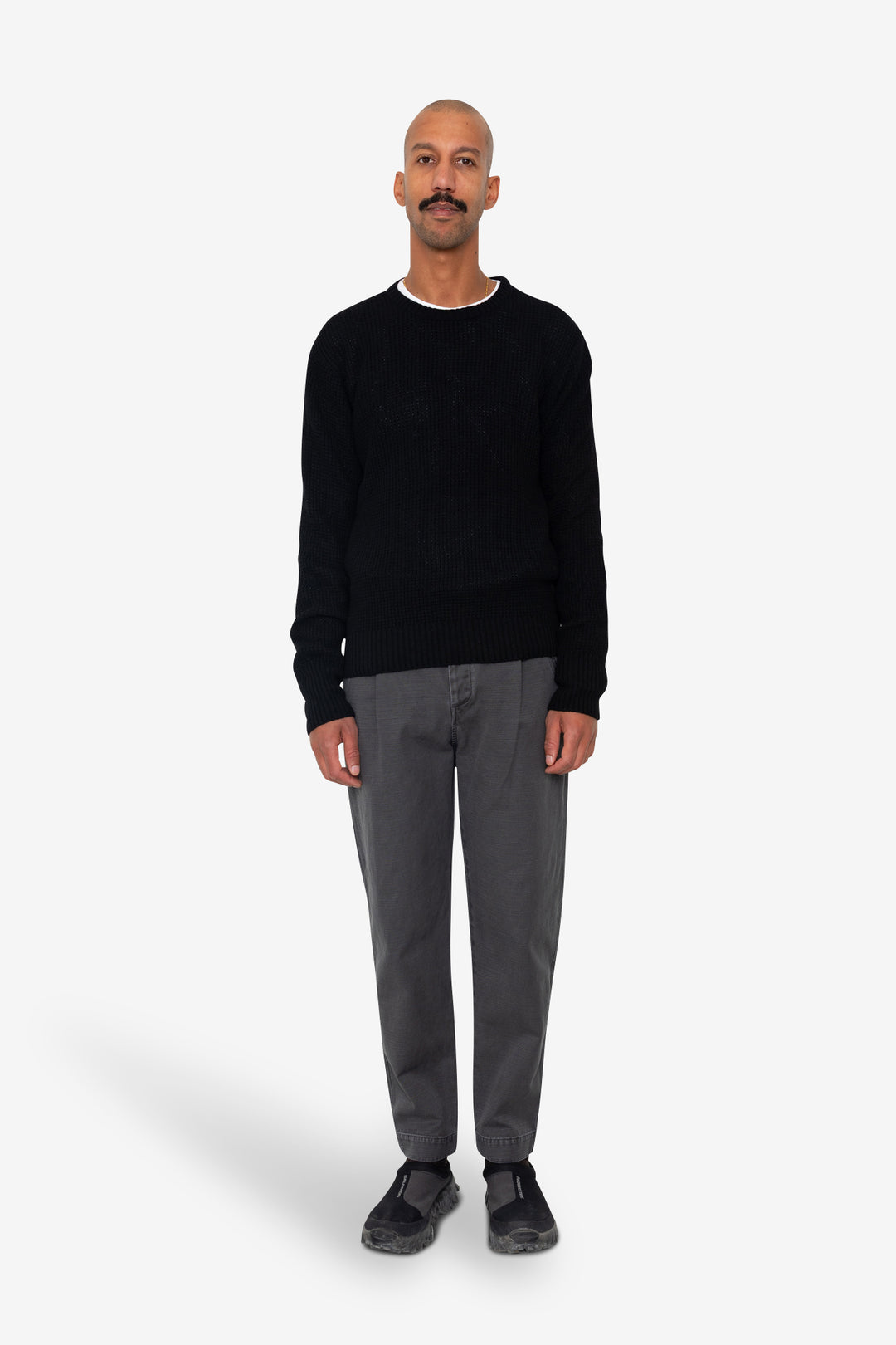 Folk Waffle Crew - Black