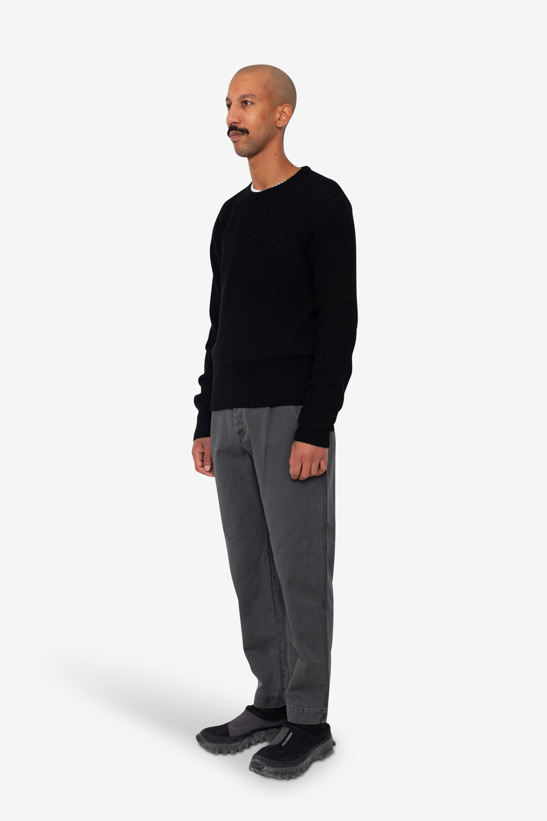 Folk Waffle Crew - Black