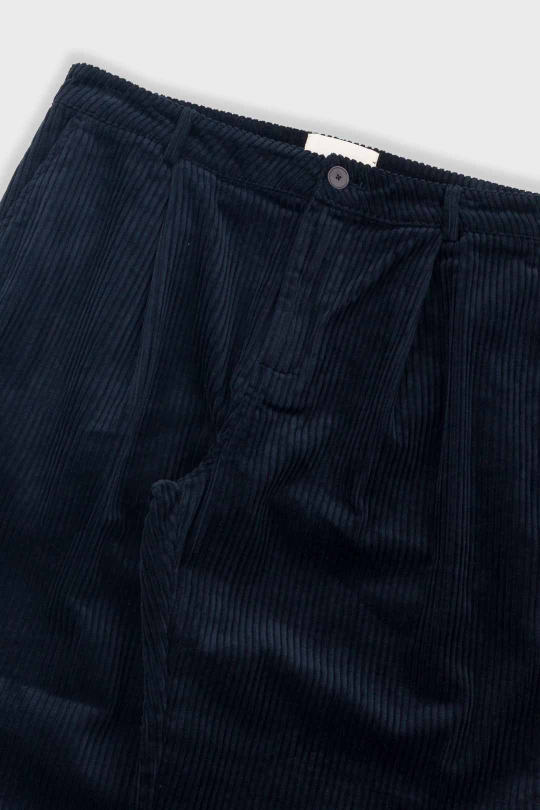 Folk Wide Fit Trouser - Deep Navy Chunky Cord