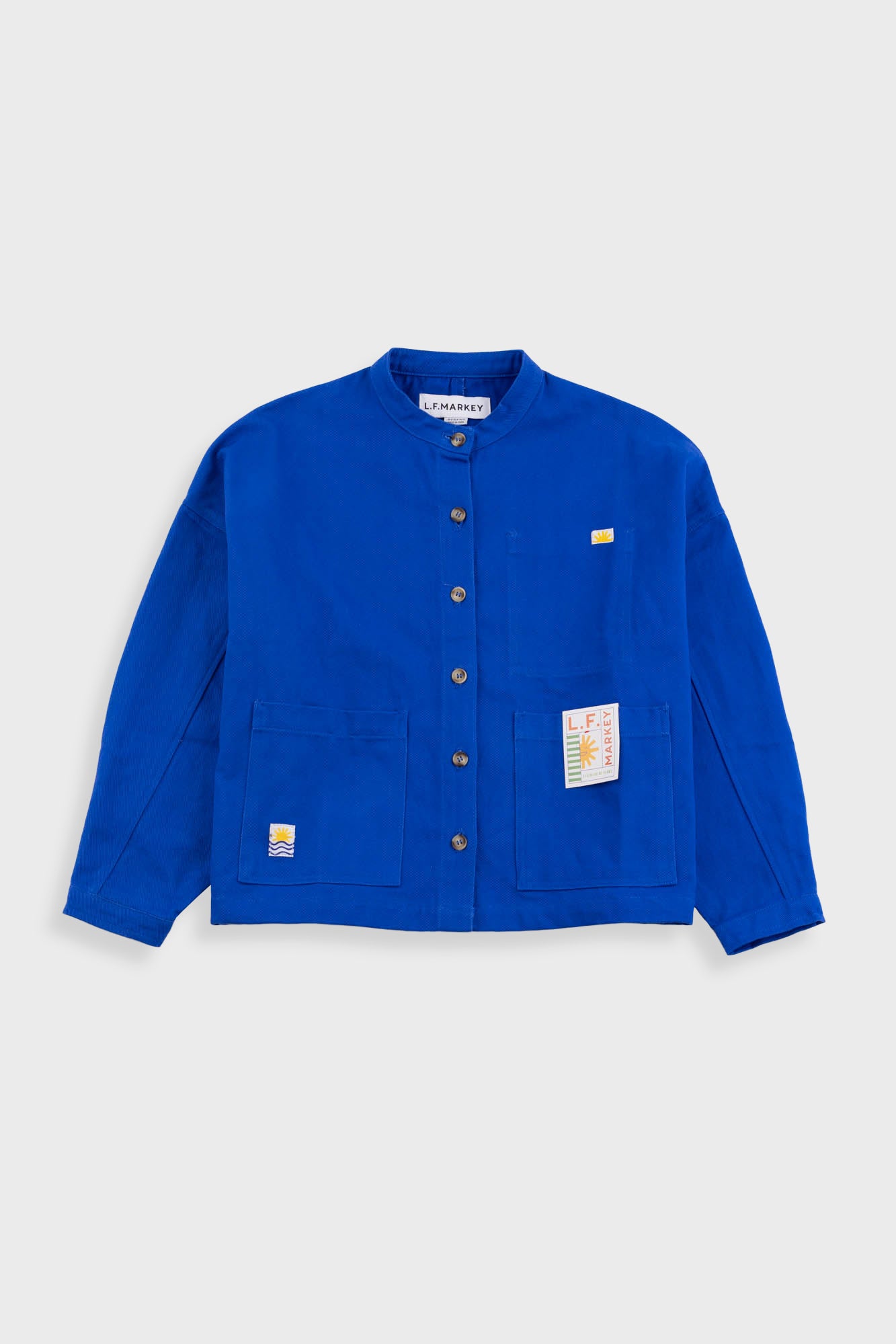 L.F.Markey | Wide Chore Coat - Cobalt – Folk