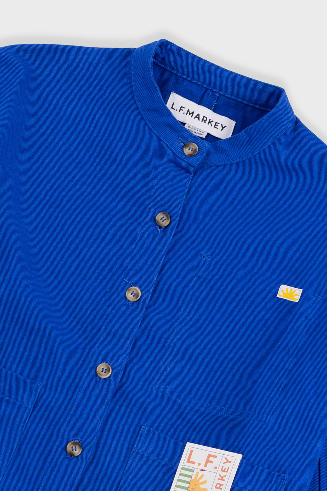 L.F.Markey | Wide Chore Coat - Cobalt – Folk