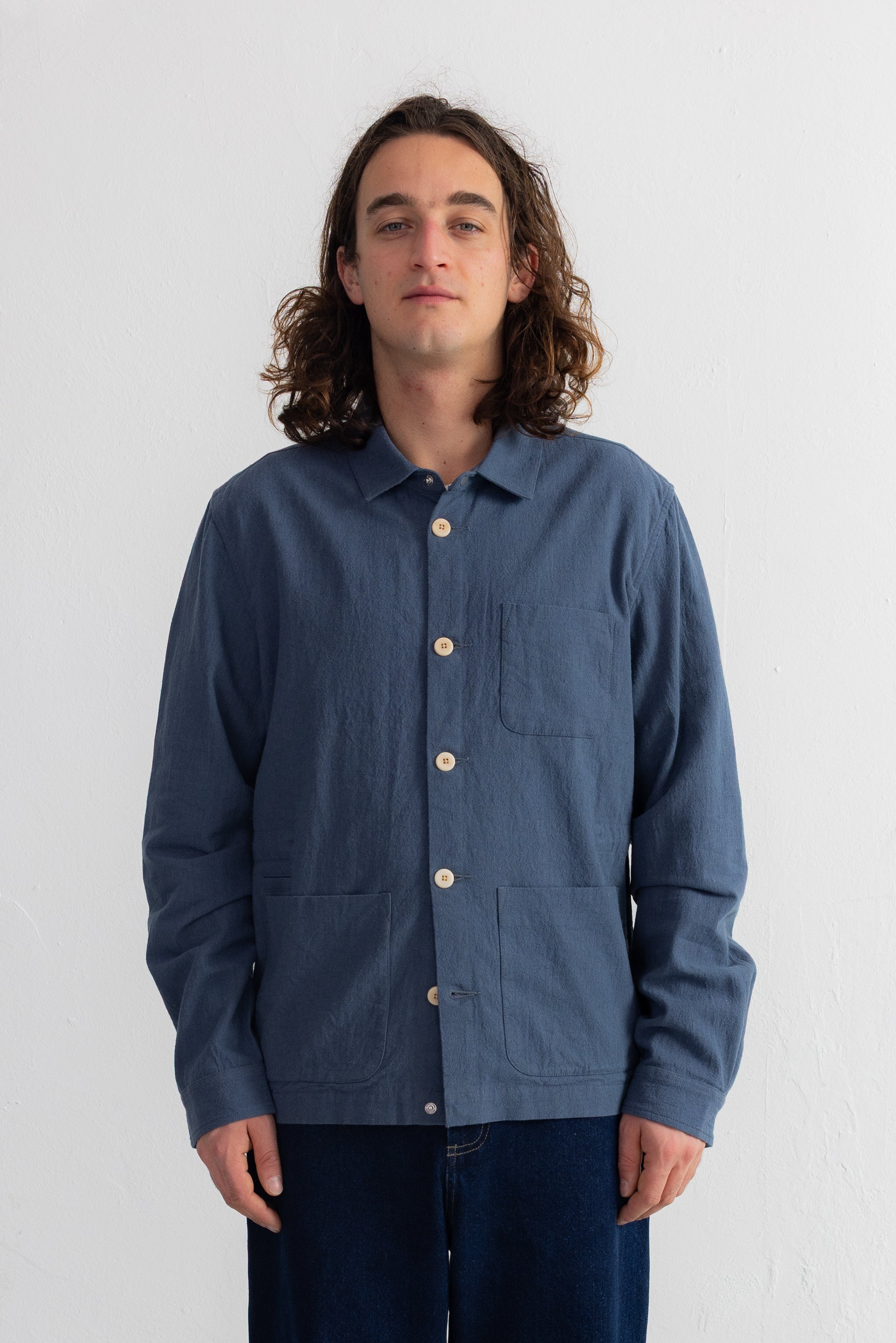 Folk Assembly Jacket - Blue Canvas
