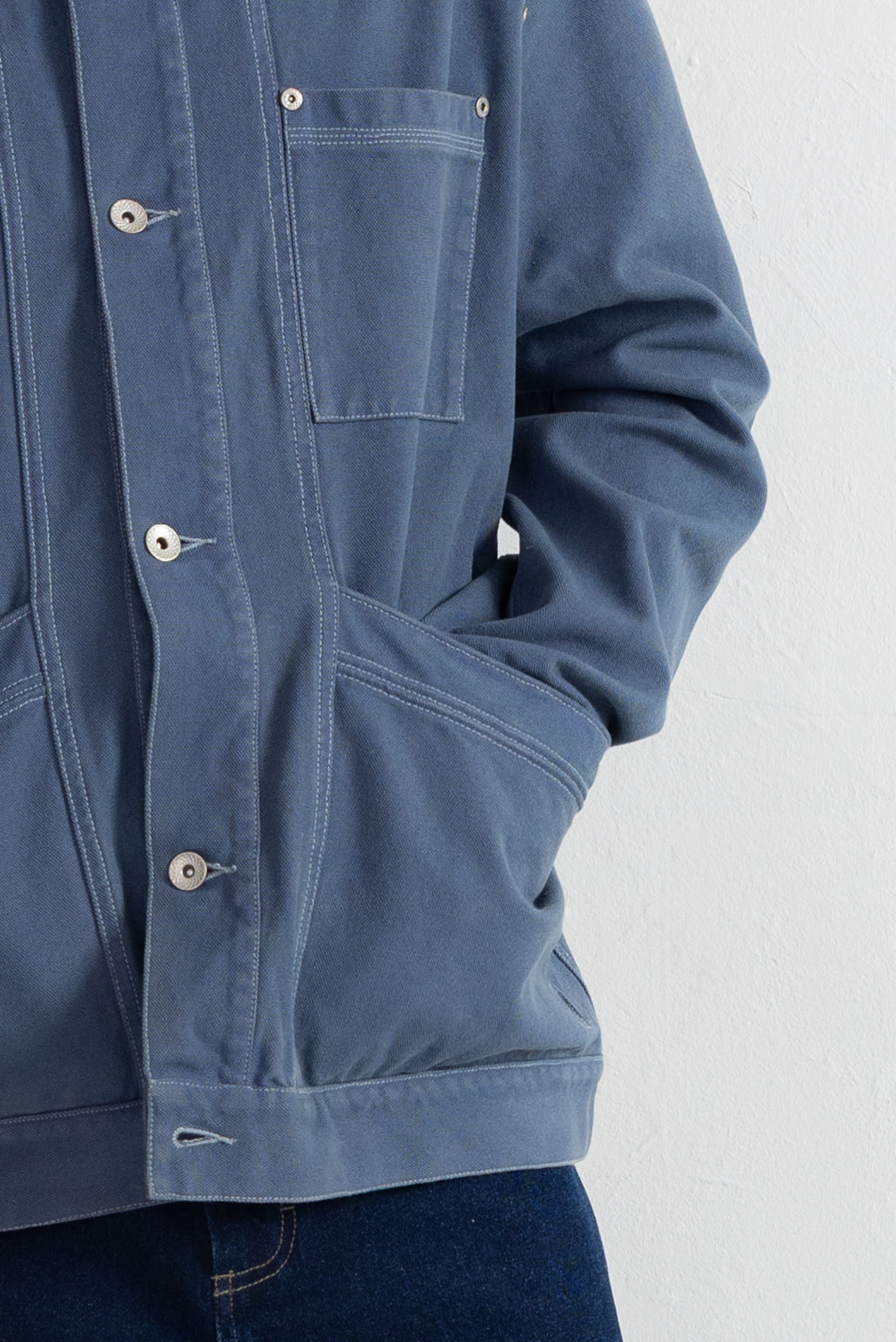 Folk Meyer Jean Jacket - Soft Blue