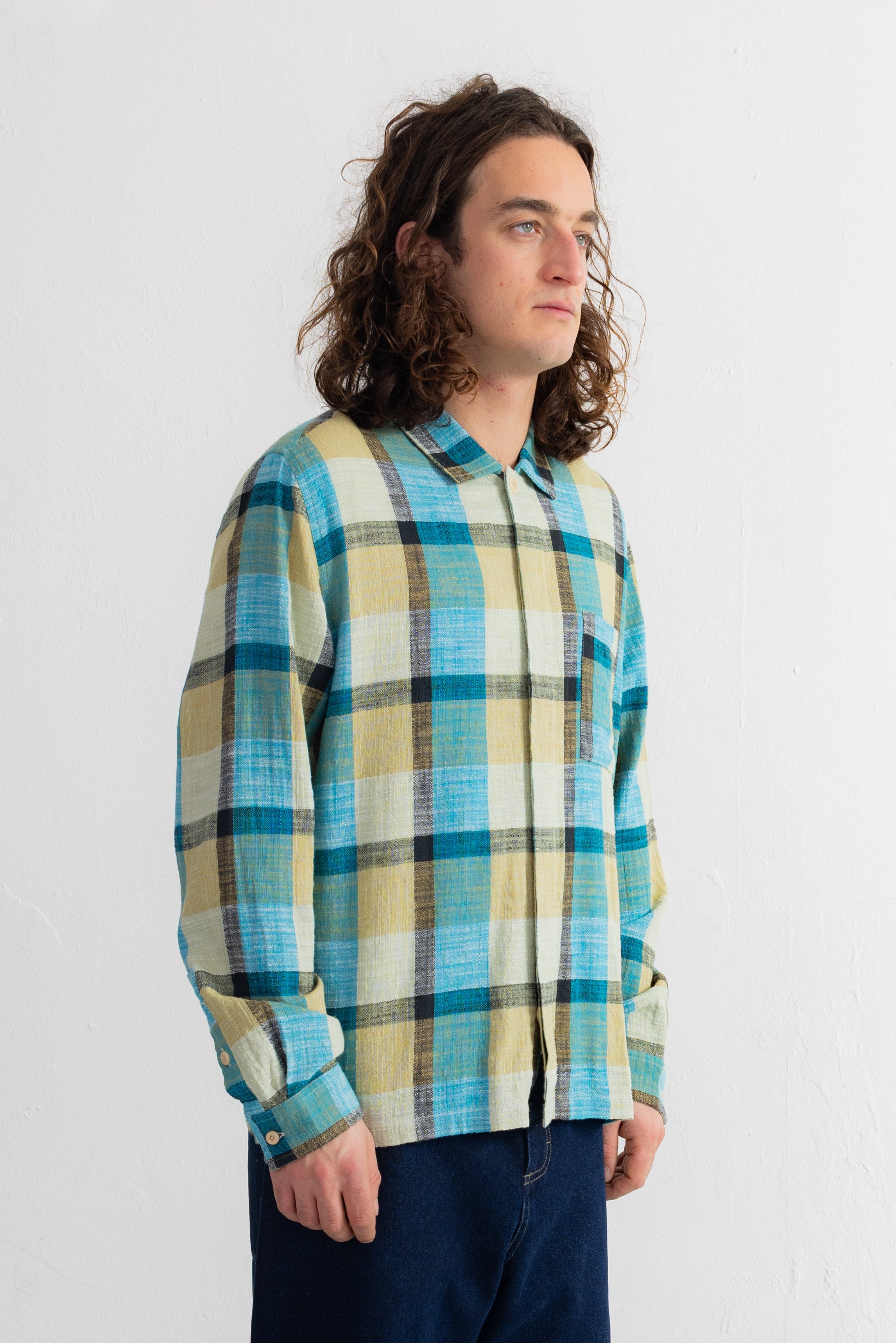 Folk Patch Shirt - Multigingham Check