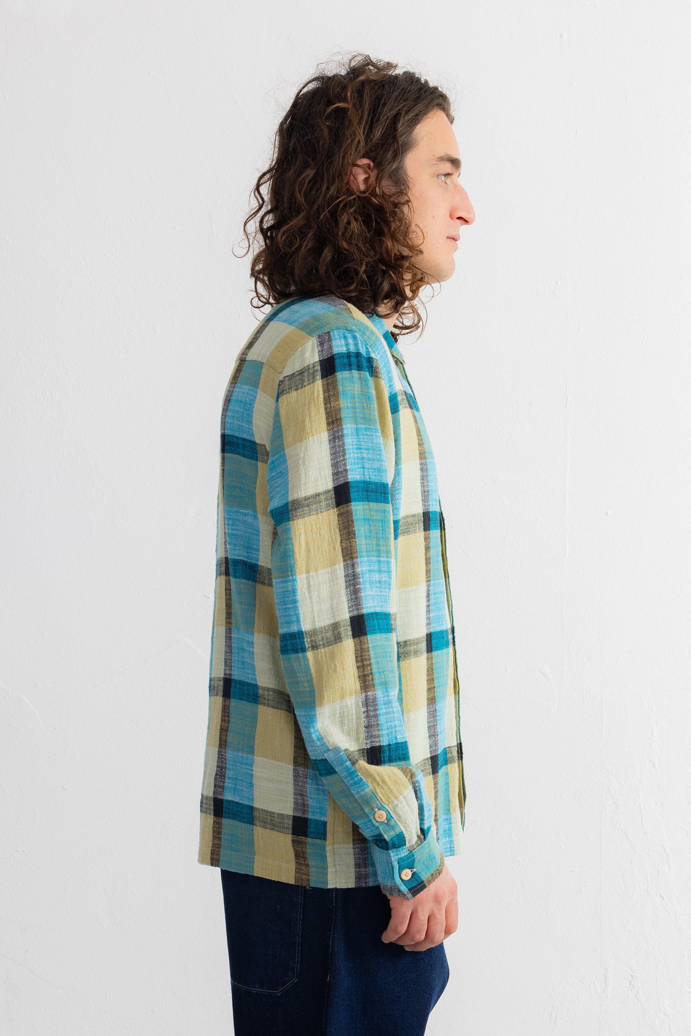 Folk Patch Shirt - Multigingham Check