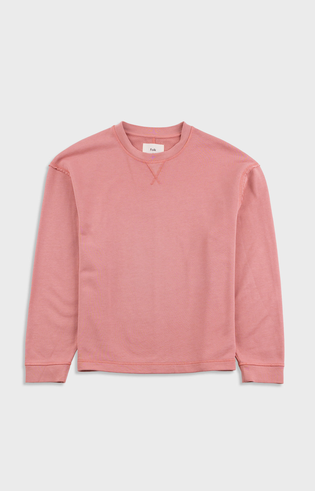 Folk Easy Fit Sweat - Dusty Pink